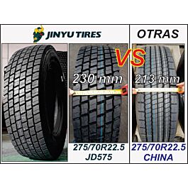 LLANTA 275/70R22.5 16PR 148M JINYU JD575 Pos